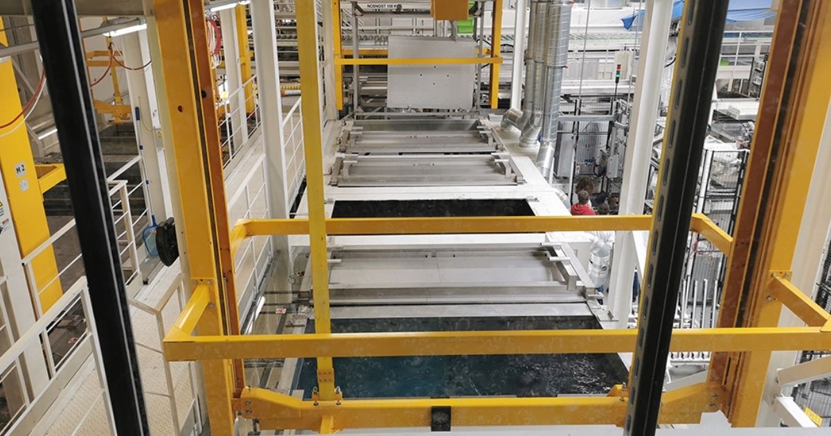 Automatic line for passivation of aluminium parts | ITS