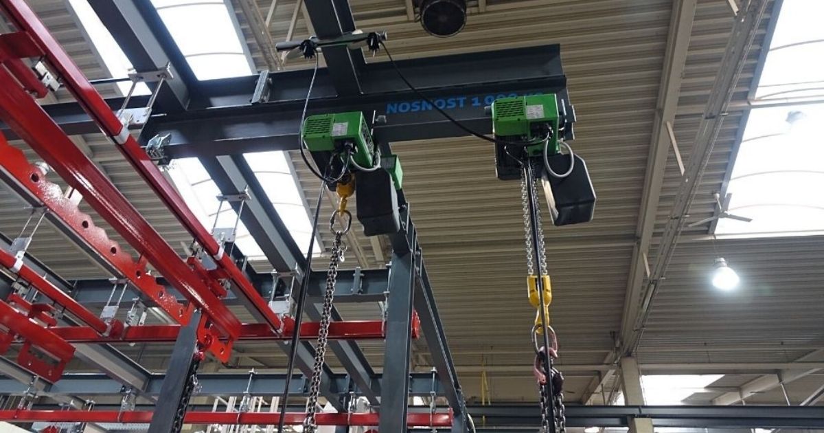 Manual conveyor system with hoisting equipment | ITS