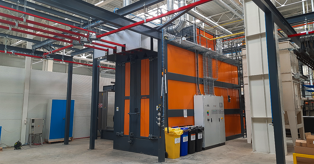 Manual coating line with pretreatment by immersion | ITS