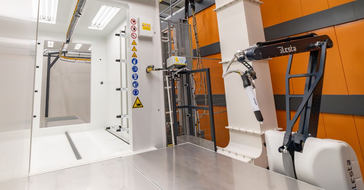Powder coating plant with robotic painting | ITS
