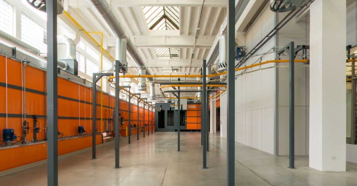 Coating line with the flow profile height of 2.2 m | ITS